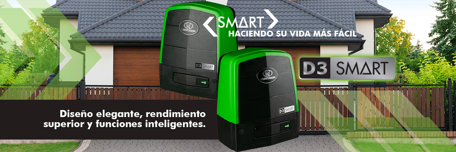 Motor Centurion D3 SMART para Portón Corredera 300kg con Batería